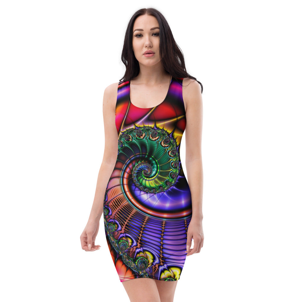 Spiral Shell Sublimated Dress – AstridUnderground